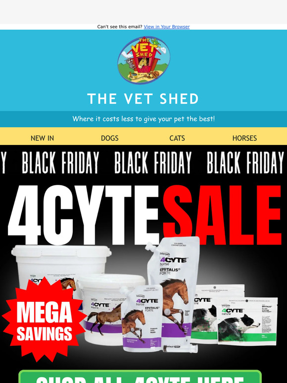 The Vet Shed: 🎉4Cyte MEGA SALE🎉 | Milled