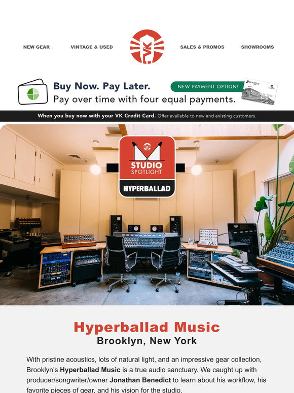 Vintage King Audio: New Studio Spotlight: Hyperballad Music | Milled