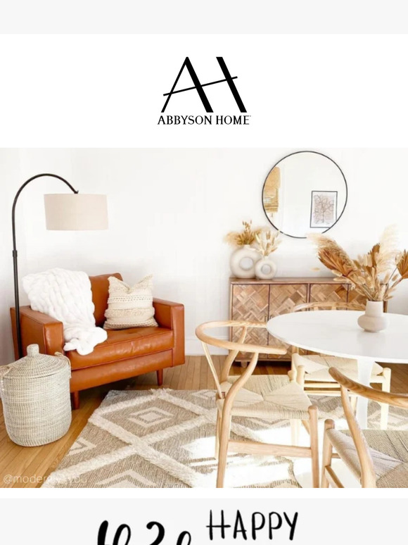 Abbyson: Thank You from Abbyson Home | Milled