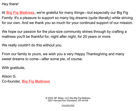 Big Fig: We’re so full of thanks (and pie) 💜 | Milled