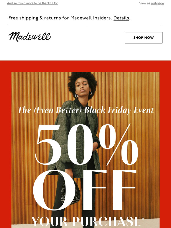 Madewell UK: Want to try something new? | Milled