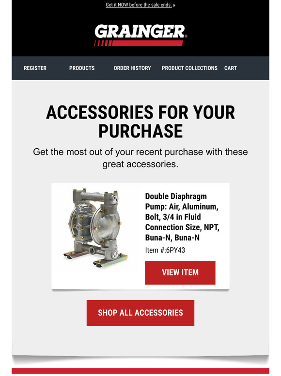 Grainger Email Newsletters: Shop Sales, Discounts, and Coupon Codes