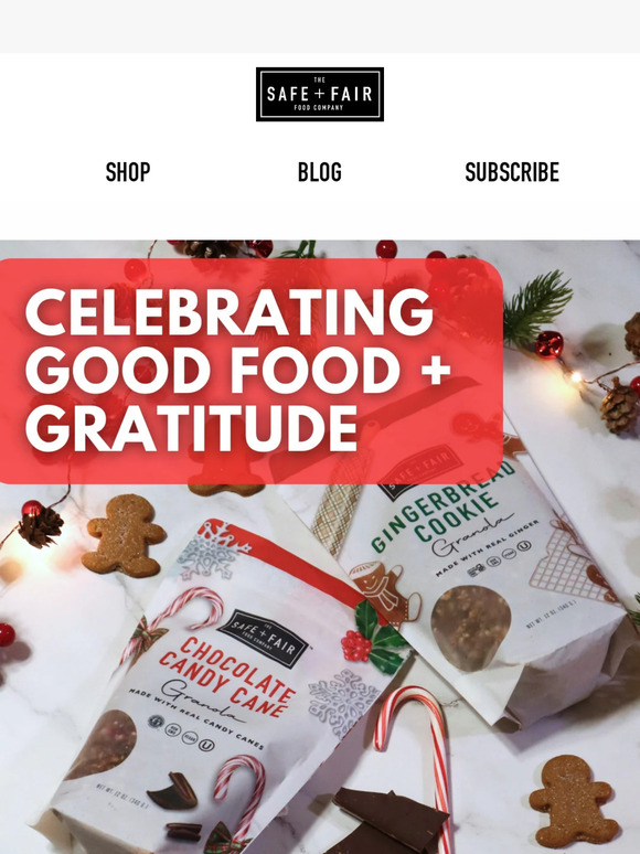 Safe + Fair: A SALE to say thank you 🦃 | Milled