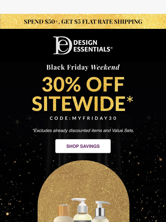 Design Essentials: Hey girlfriend, we've restocked and it's 30% OFF ...