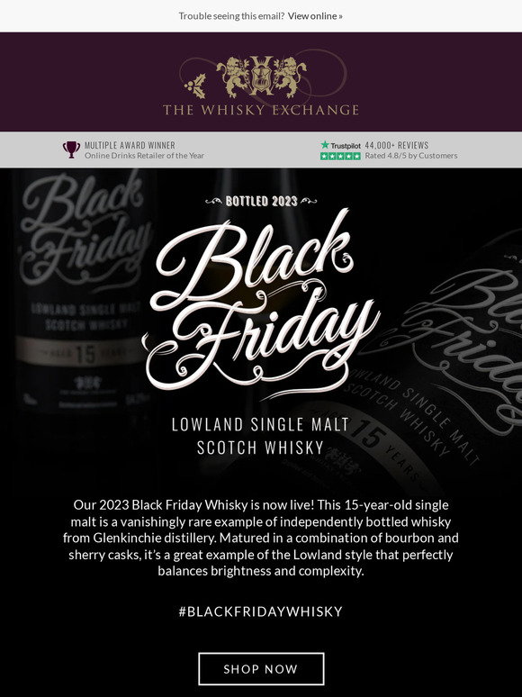 The Whisky Exchange: Our 2023 Black Friday Whisky is here! 🌟 | Milled