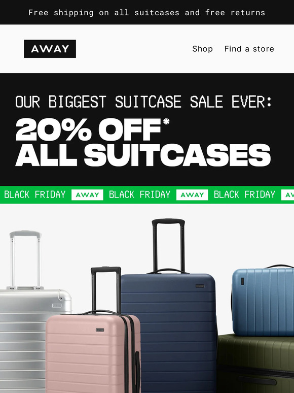 Away Email Newsletters: Shop Sales, Discounts, and Coupon Codes