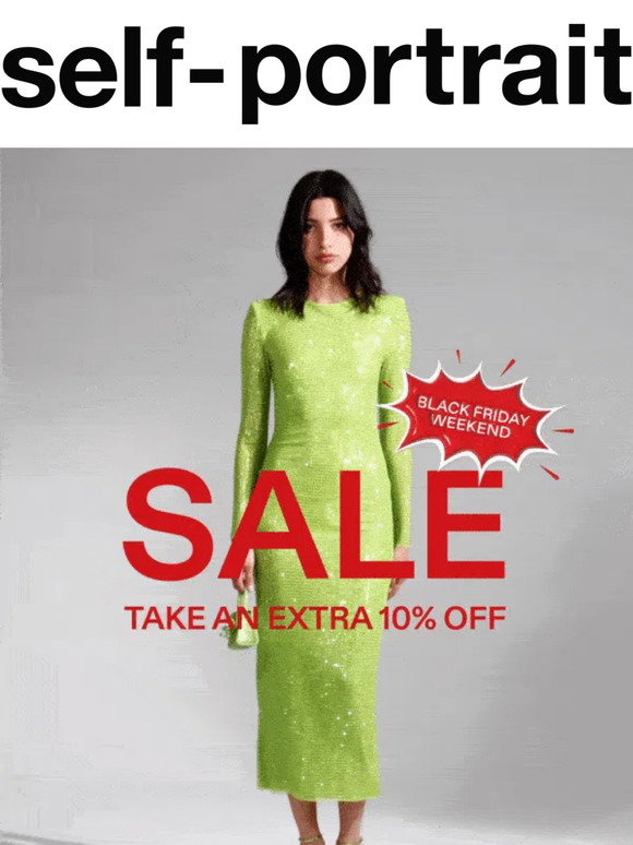 Self-Portrait: BLACK FRIDAY: Don’t miss out on your extra 10% off | Milled