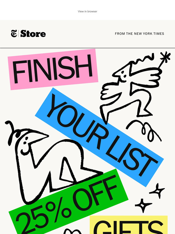 The New York Times Store: 25% off gifts for the most curious on your ...