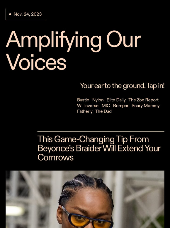 The Zoe Report: This Game-Changing Tip From Beyonce’s Braider Will ...