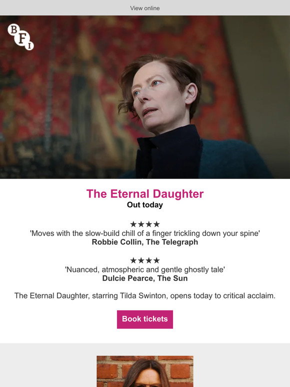 BFI: 4⭐ for Tilda Swinton in The Eternal Daughter | Milled