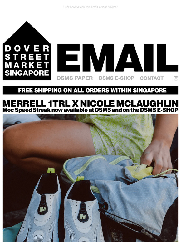 Dover Street Market: Merrell 1TRL x Nicole McLaughlin Moc Speed Streak ...