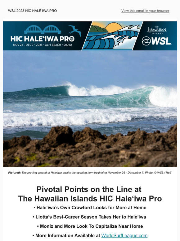 HIC Surf: Pivotal Points on the Line at The Hawaiian Islands HIC Hale ...