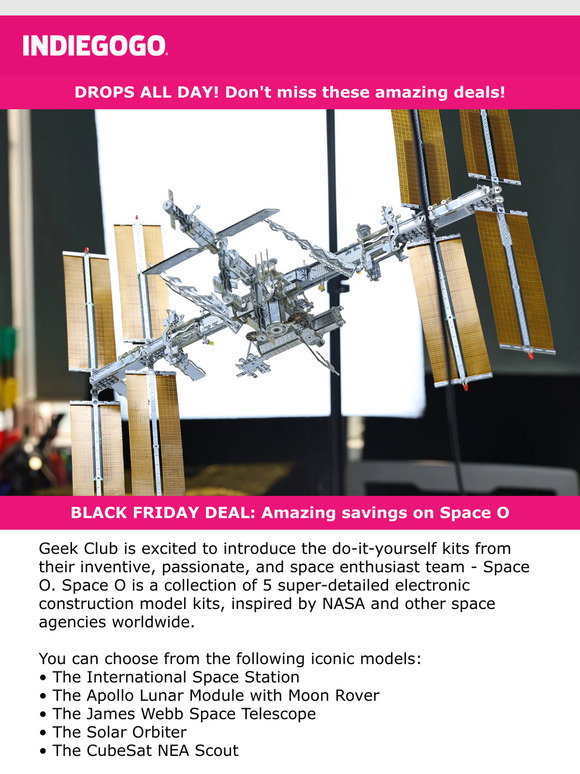 Indiegogo: Live NOW on Indiegogo: Flash deal on Space O, the DIY ...