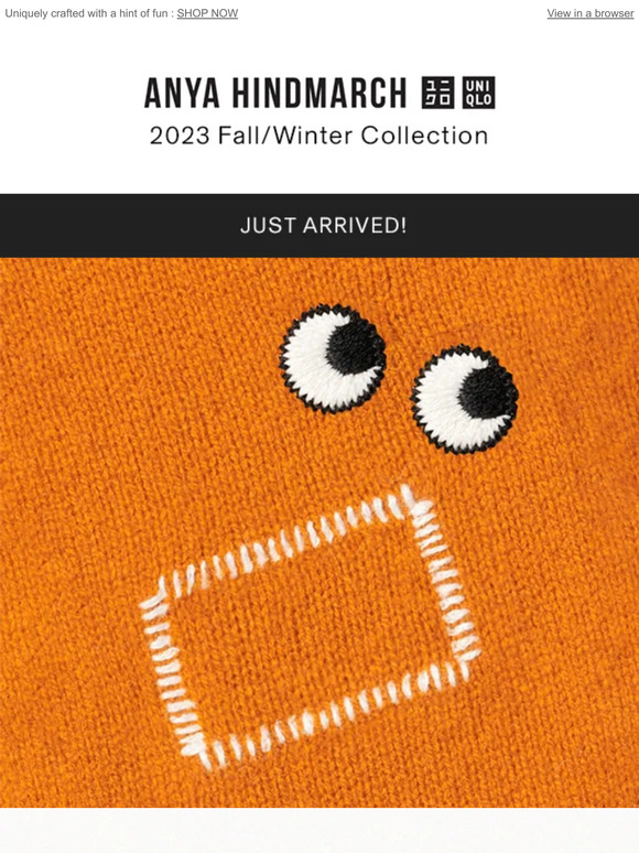 UNIQLO: UNIQLO x ANYA HINDMARCH 2023 Winter Collection | Milled