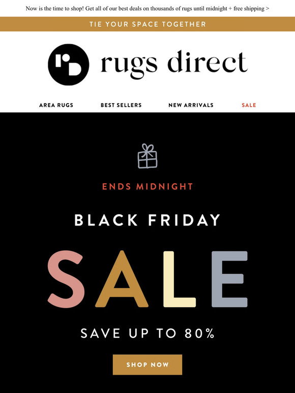 Rugs Direct: Best. Sale. Ever. Black Friday Starts NOW! | Milled