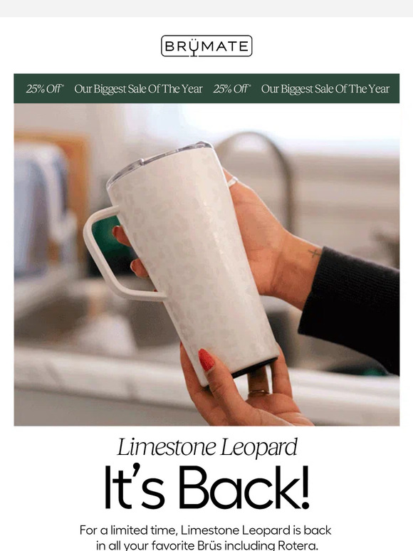 BruMate: SURPRISE: Limestone Leopard is Back! 🚨 | Milled