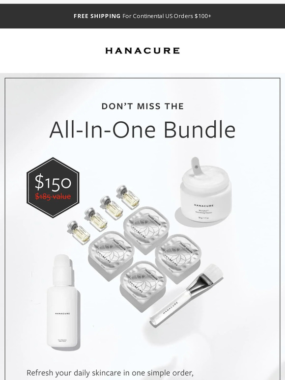 Hanacure: The best beauty, the best value… | Milled