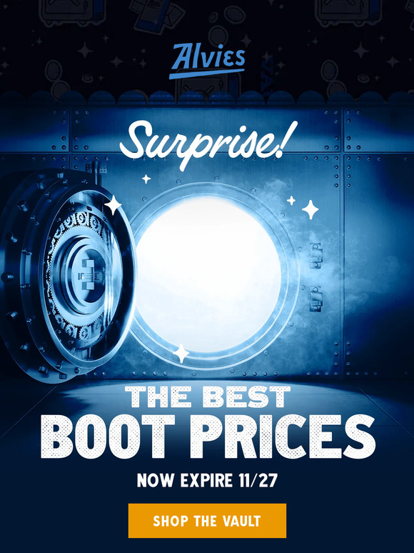 Alvies: Best boot prices ever 🔥 | Milled
