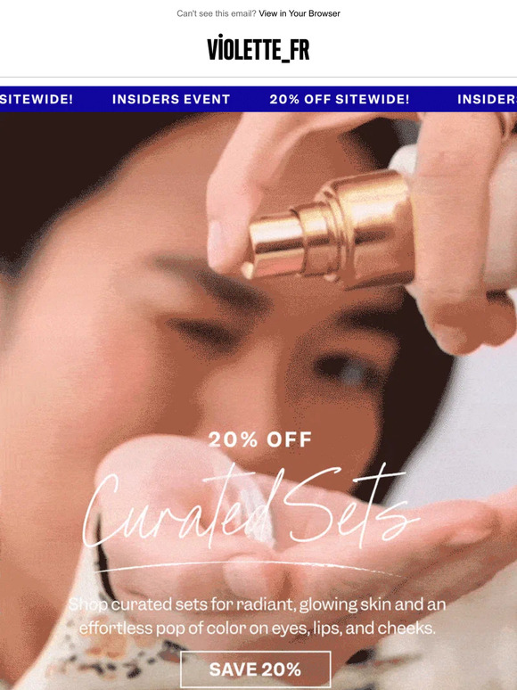 VIOLETTE_FR: Violette’s Curated Sets | Milled