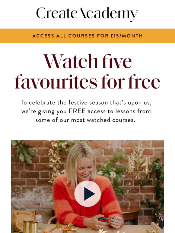 Create Academy: Watch our favourite lessons for FREE! | Milled