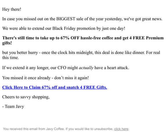 Javy Coffee: NOW OR NEVER: claim the BIGGEST savings of the year ⏳ | Milled