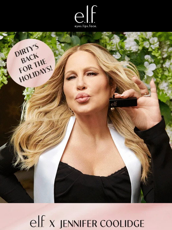 Elf Cosmetics: e.l.f. x Jennifer Coolidge = the perfect gift 🎁👄 | Milled