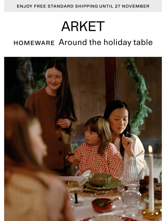 ARKET: Around the holiday table | Milled