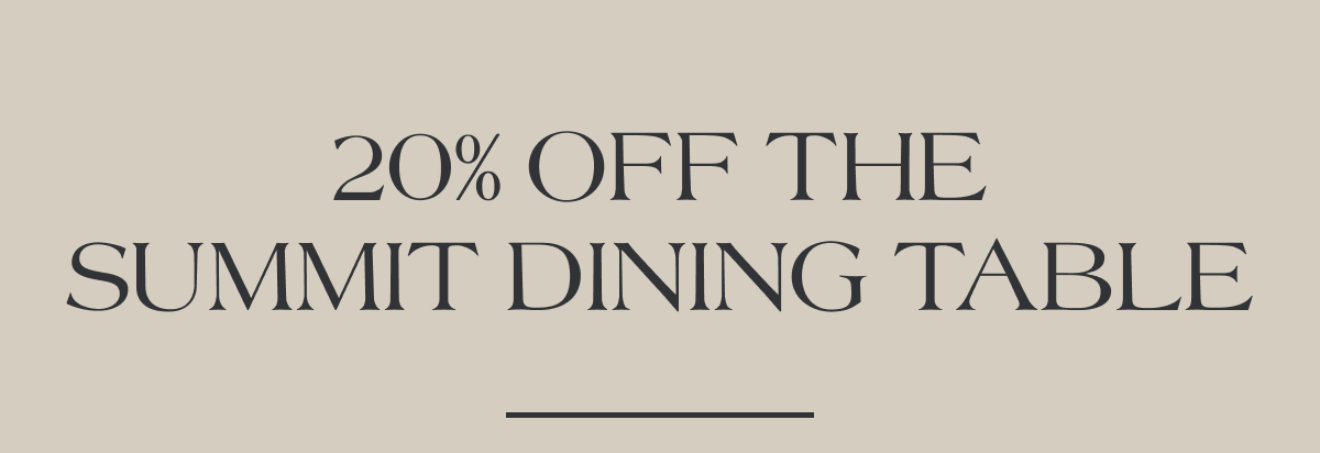 Denver Modern: 20% off the Summit Dining Table | Milled