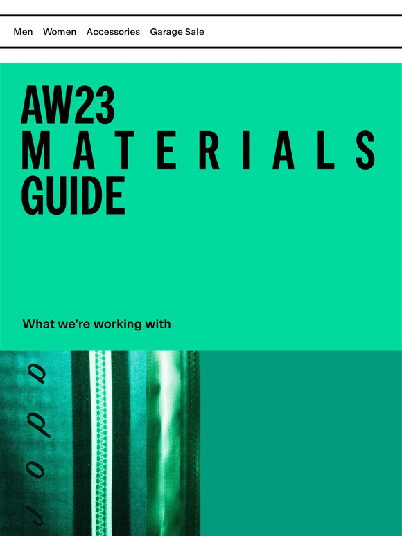 Isadore: Get to know your materials | Milled