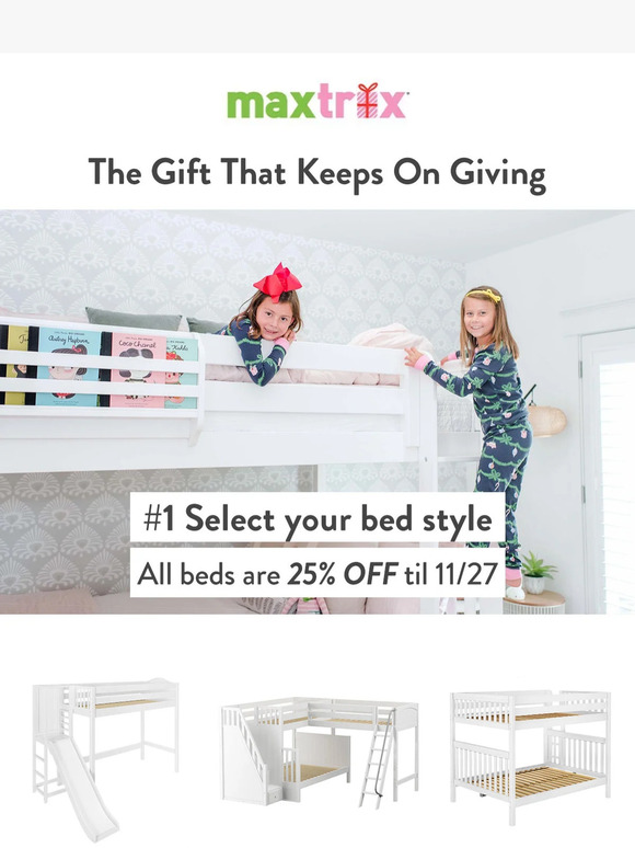 Maxtrix Kids Furniture: Custom beds at unbeatable prices 😍 | Milled