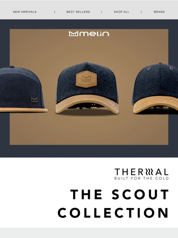 Melin: Drop 3 of 4: The Scout Collection in Navy | Milled