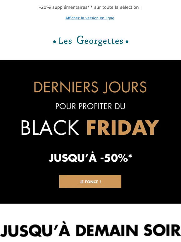 Les Georgettes Black Friday