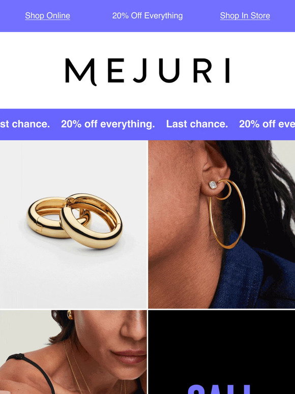 Mejuri Email Newsletters: Shop Sales, Discounts, and Coupon Codes