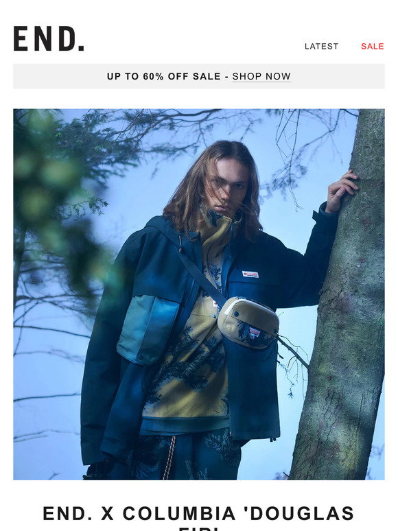 END.: END. x Columbia 'Douglas Fir' – Register now | Milled