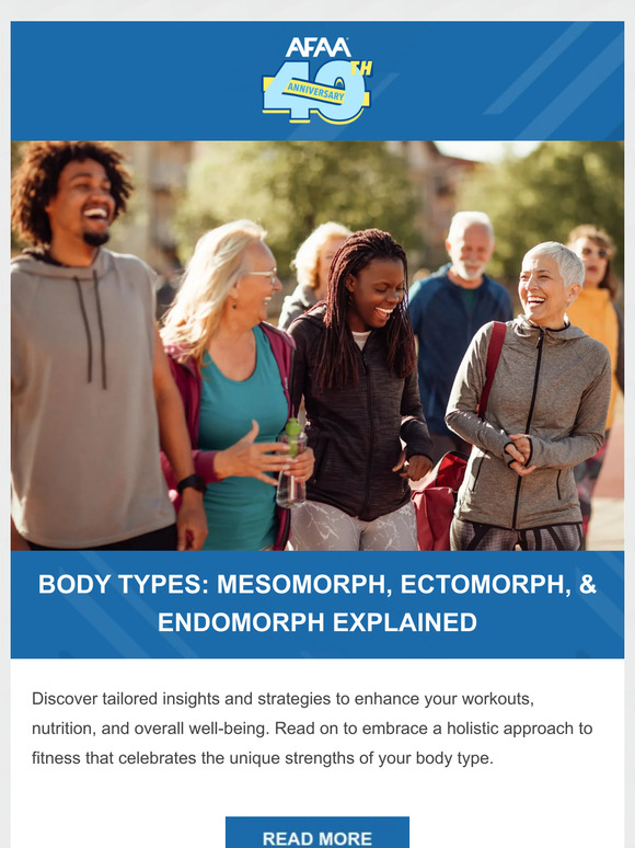 AFAA: Body Types: Mesomorph, Ectomorph, & Endomorph Explained. | Milled