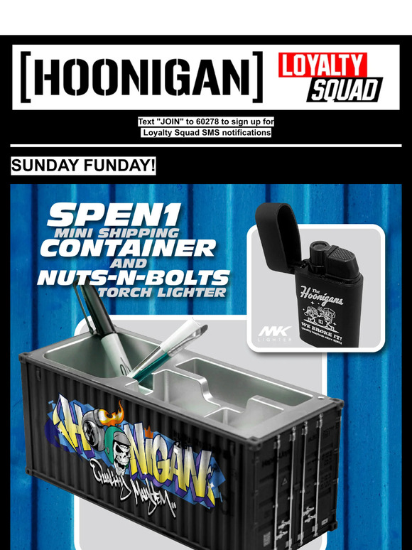 Hoonigan: New Drop Alert! Hoonigan Mini Shipping Containers are here ...