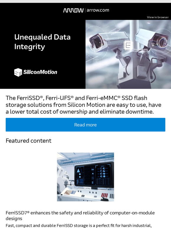 Arrow Electronics: Ensure data integrity with innovative new flash ...