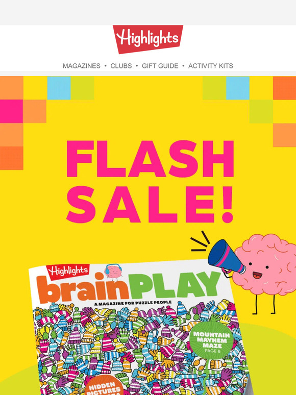Highlights for Children: 2 DAYS ONLY ⭐ $32 OFF brainPLAY magazine | Milled
