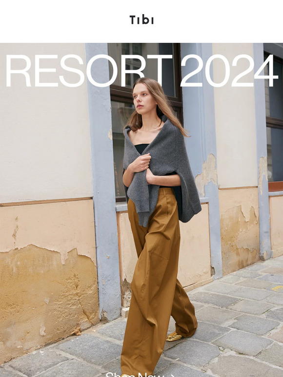 Tibi: Resort 2024 New Arrivals | Milled