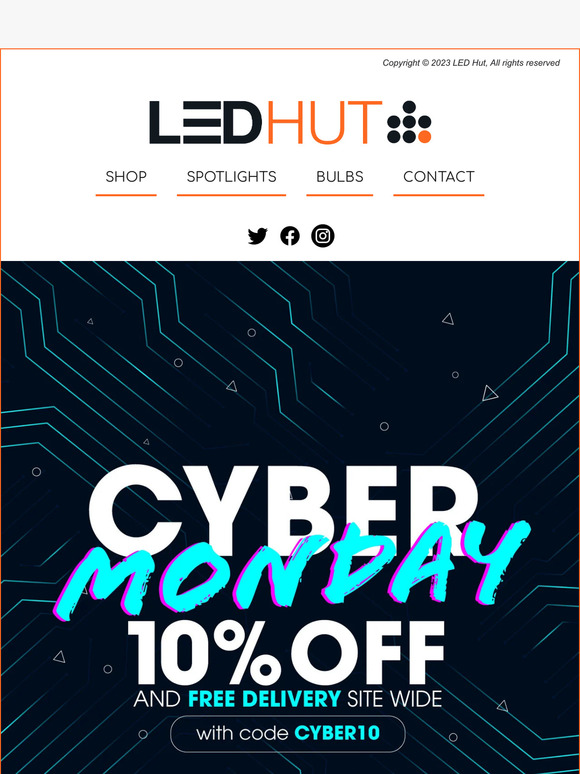 LED Hut Email Newsletters: Shop Sales, Discounts, and Coupon Codes