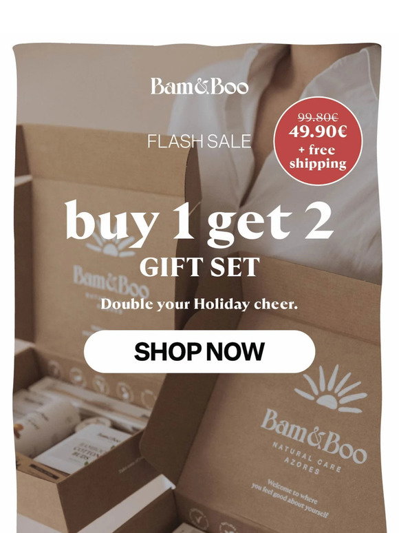 BAM and BOO: Buy 1 Get 2 🎁 Gift Set | Milled