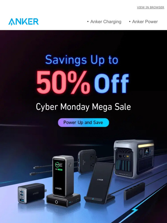Anker Email Newsletters: Shop Sales, Discounts, and Coupon Codes