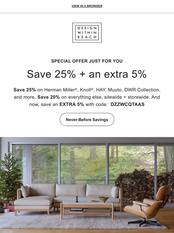Design Within Reach Email Newsletters: Shop Sales, Discounts, and ...