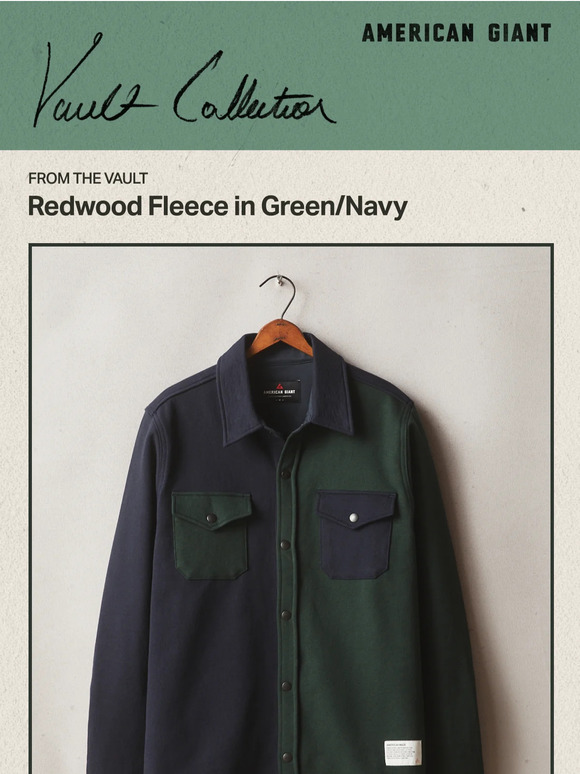 American Giant: Vault Exclusive #2: Redwood Fleece | Milled