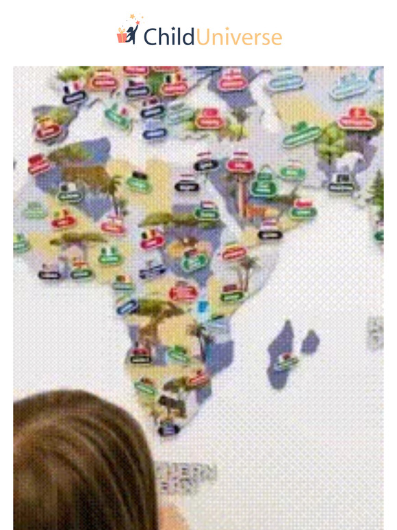 Child Universe: An amazing World Map for your little explorer! 🌍 | Milled