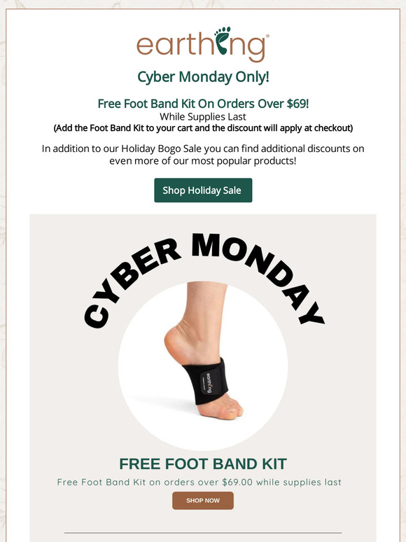 Earthing: Get a Free Foot Band Kit! | Milled