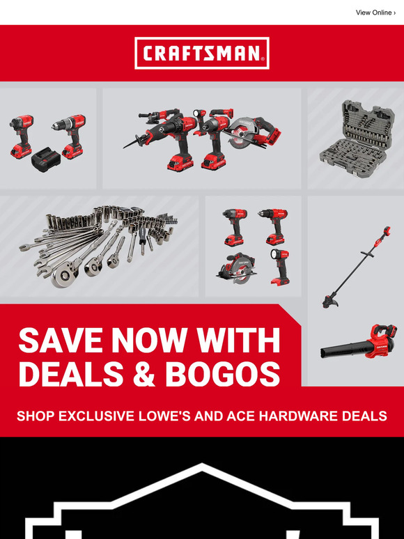Craftsman: Limited-Time Savings Are Here | Milled
