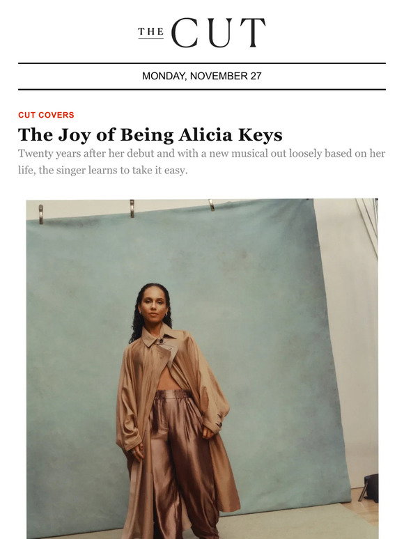 The Cut: The Joy of Being Alicia Keys | Milled