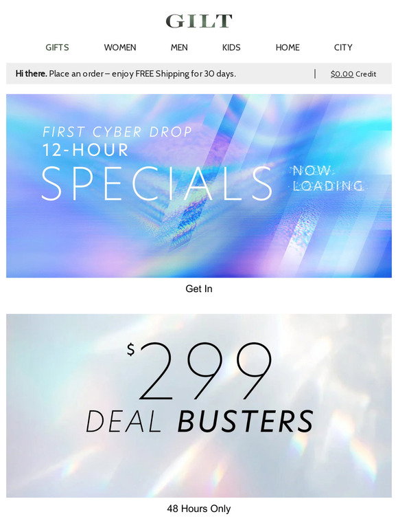 Gilt: 🔋 12-Hour FIRST CYBER SPECIALS Now Loading 🔋 | Milled