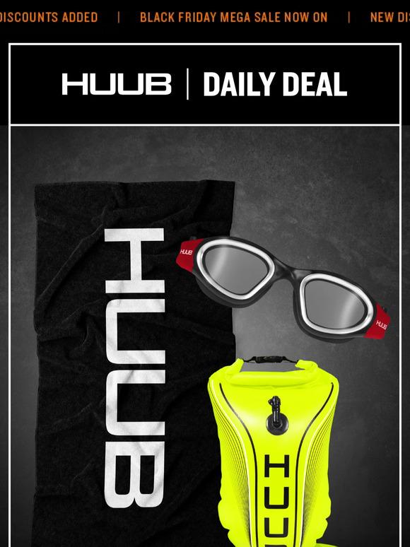 HUUB Design: SAVE £60: Aphotic Goggle + Tow Float + Towel | Milled